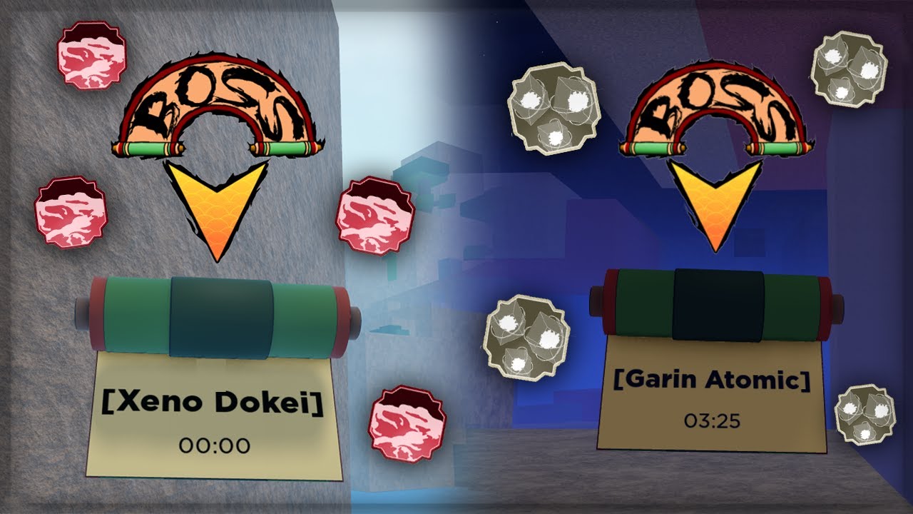 XENO DOKEI + GARIN ATOMIC BOSS MISSION SPAWN LOCATION!! Shindo Life ...