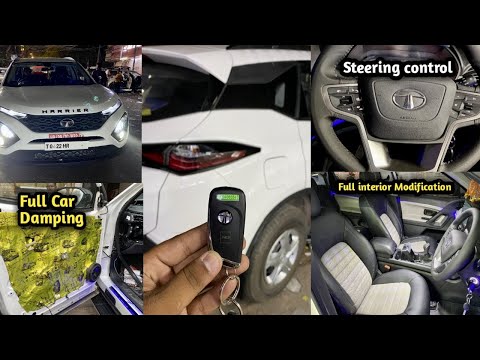 💥2022 Tata Harrier Xe(Base) Modified to Xz(Top)🔥 Harrier interior ...