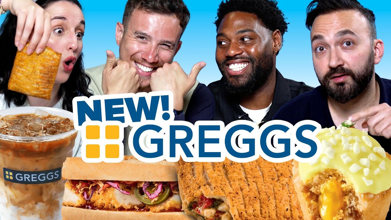 We Tried Greggs New Summer Menu And THIS Happened! - YouTube