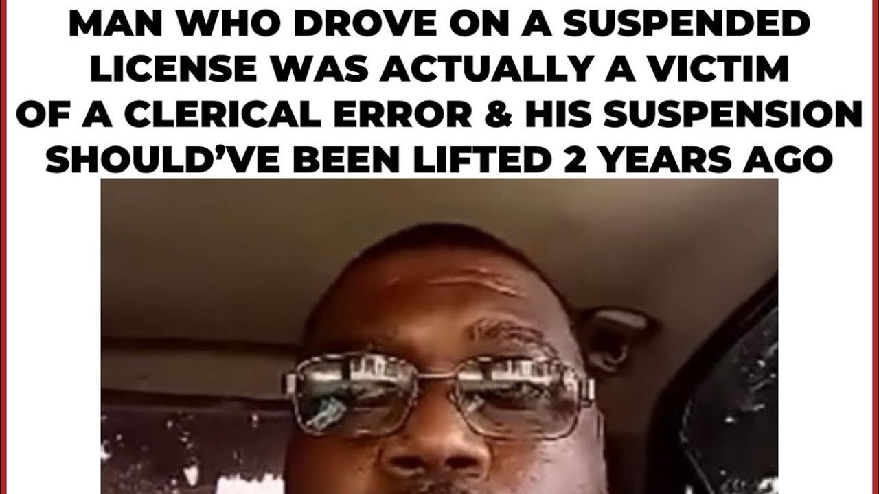 The Michigan man who went viral for driving on a suspended license ...