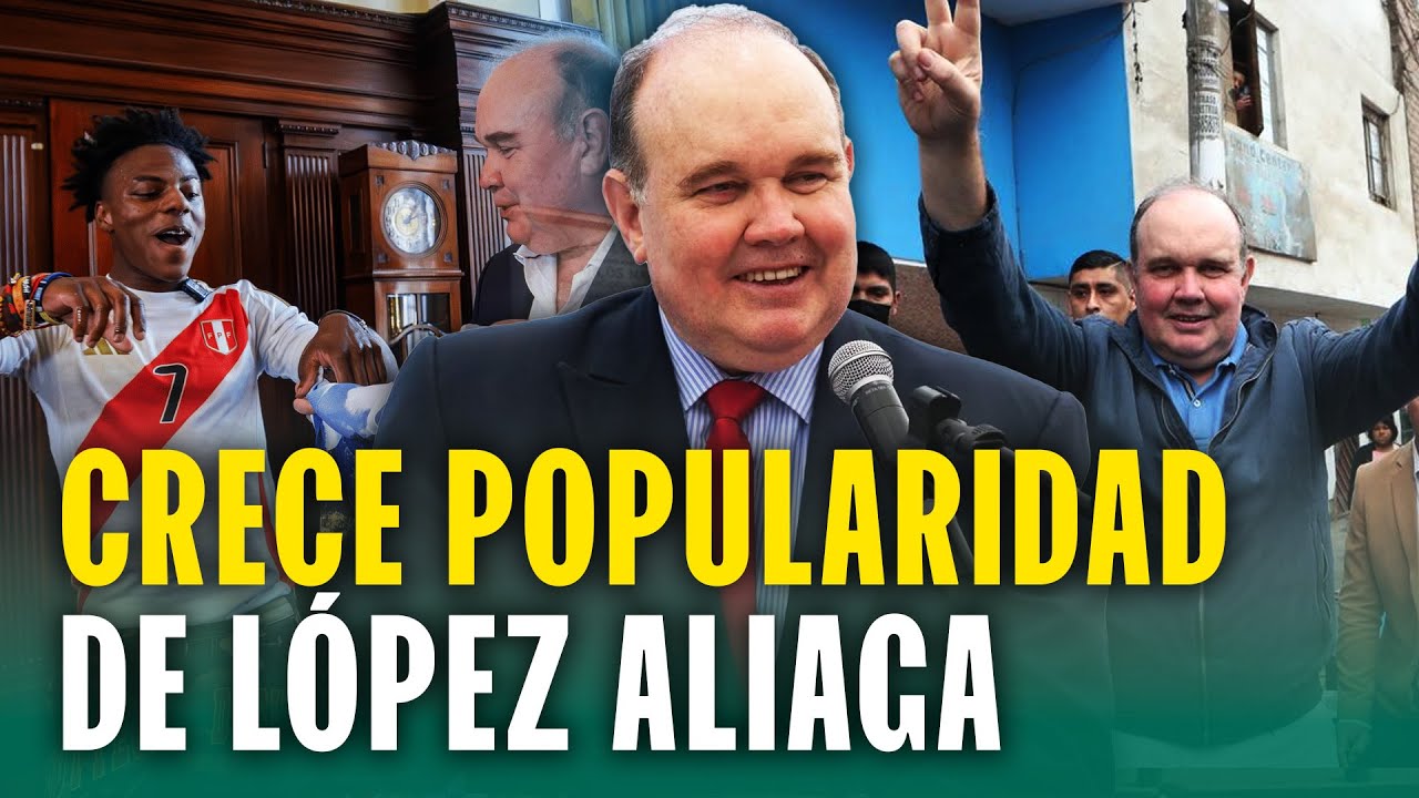 Crece popularidad de López Aliaga a 46%: Jóvenes respaldan tras su ...