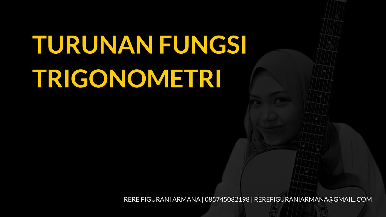 TURUNAN FUNGSI TRIGONOMETRI 6 (TURUNAN SECAN) - YouTube