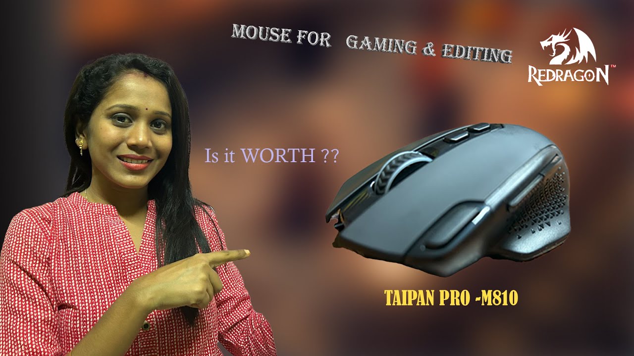 Redragon Taipan Pro M810 Review: The Ultimate Gaming&Editing Mouse!# ...
