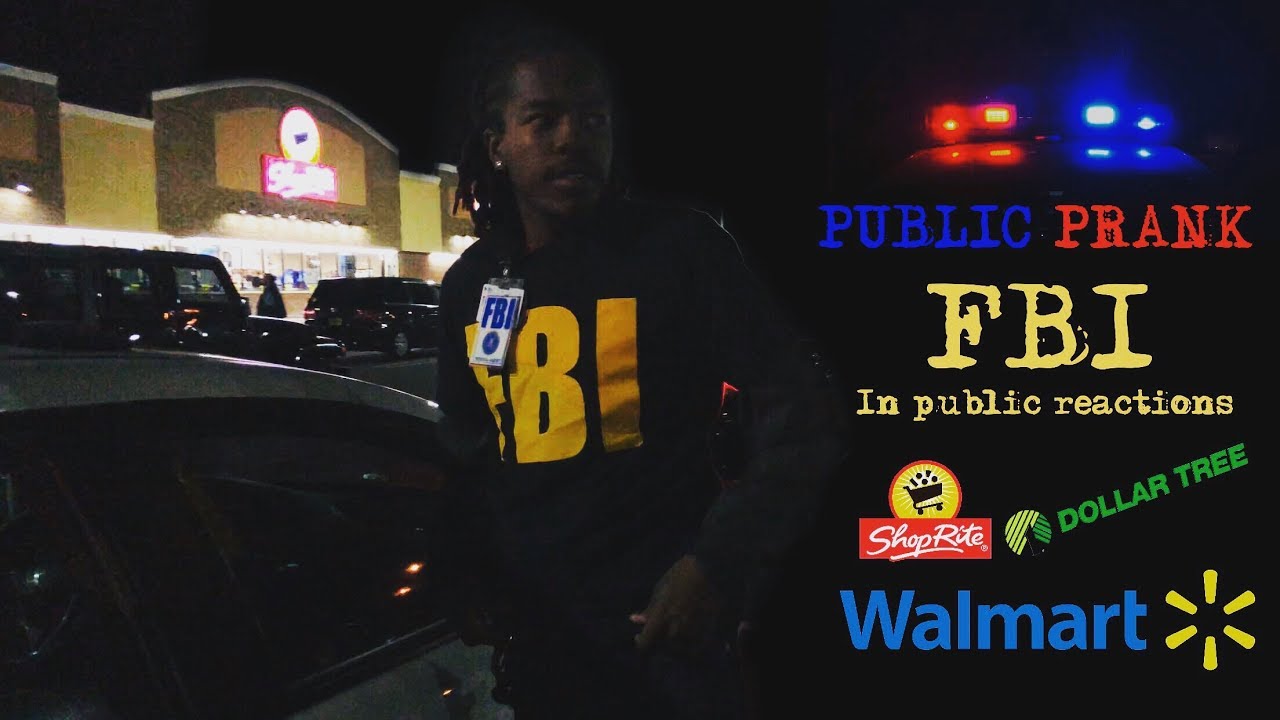 FBI IN PUBLIC (SOCIAL PRANK) !! 😱 - YouTube