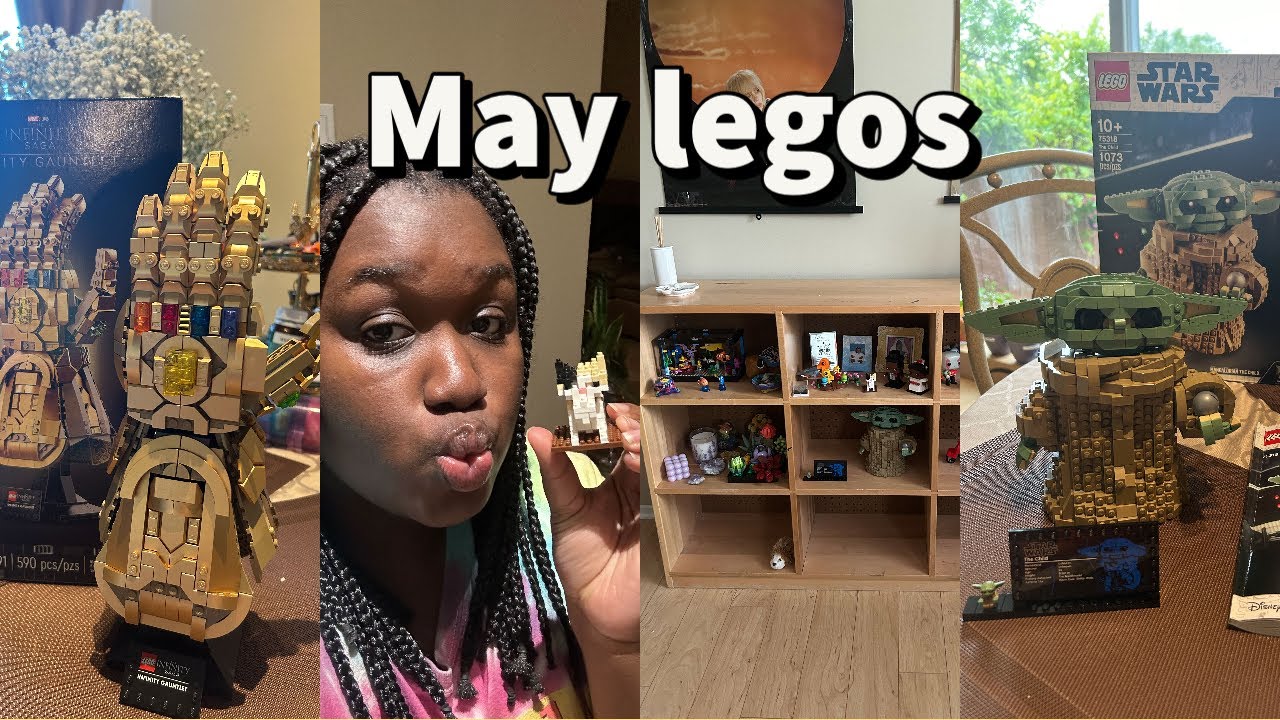 may legos: baby yoda, infinity gauntlet and mini legos - YouTube