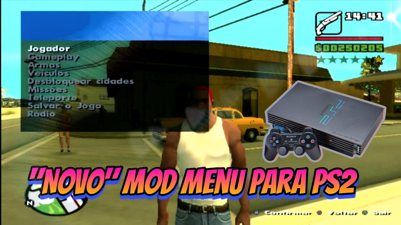 "novo" Mod Menu GTA San para PS2 - YouTube