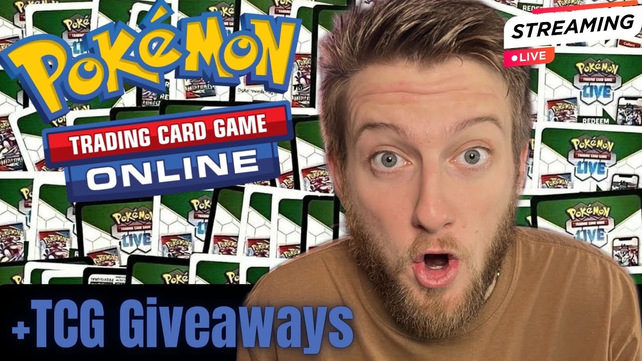 LIVE 🔴 - TCG Online for the FIRST TIME EVER, Pack Battle GIVEAWAYS ...