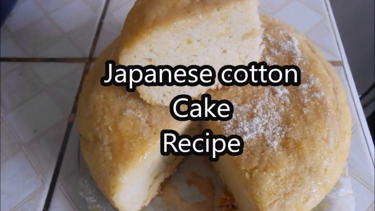 Japanese Cotton Cake Easy and Best Recipe Recette Cotton cake - YouTube
