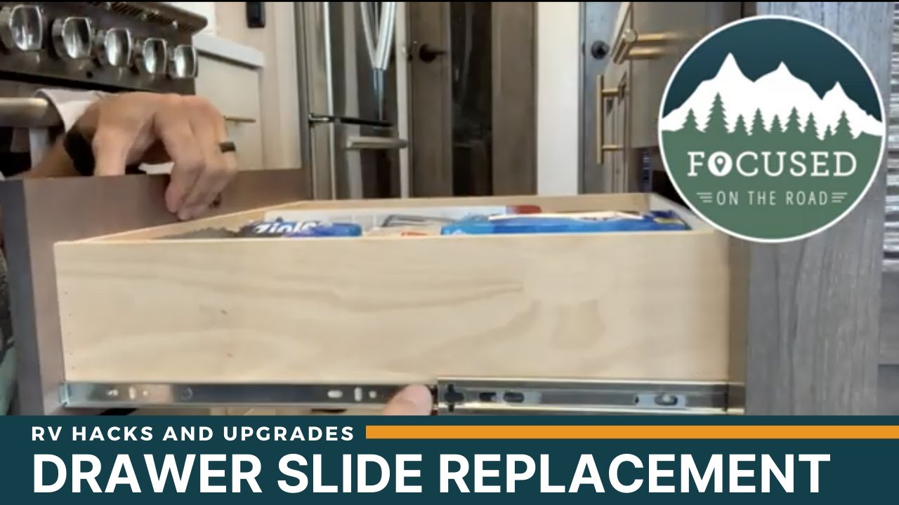 DIY RV Drawer Slide Replacement | Full time RV life how to - YouTube