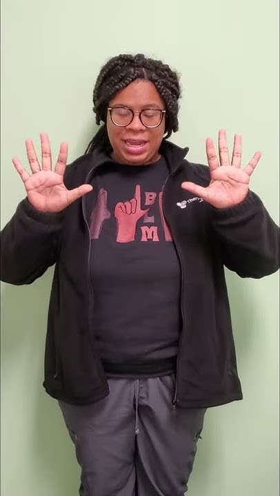 More, All Done, and Thank You in American Sign Language - YouTube