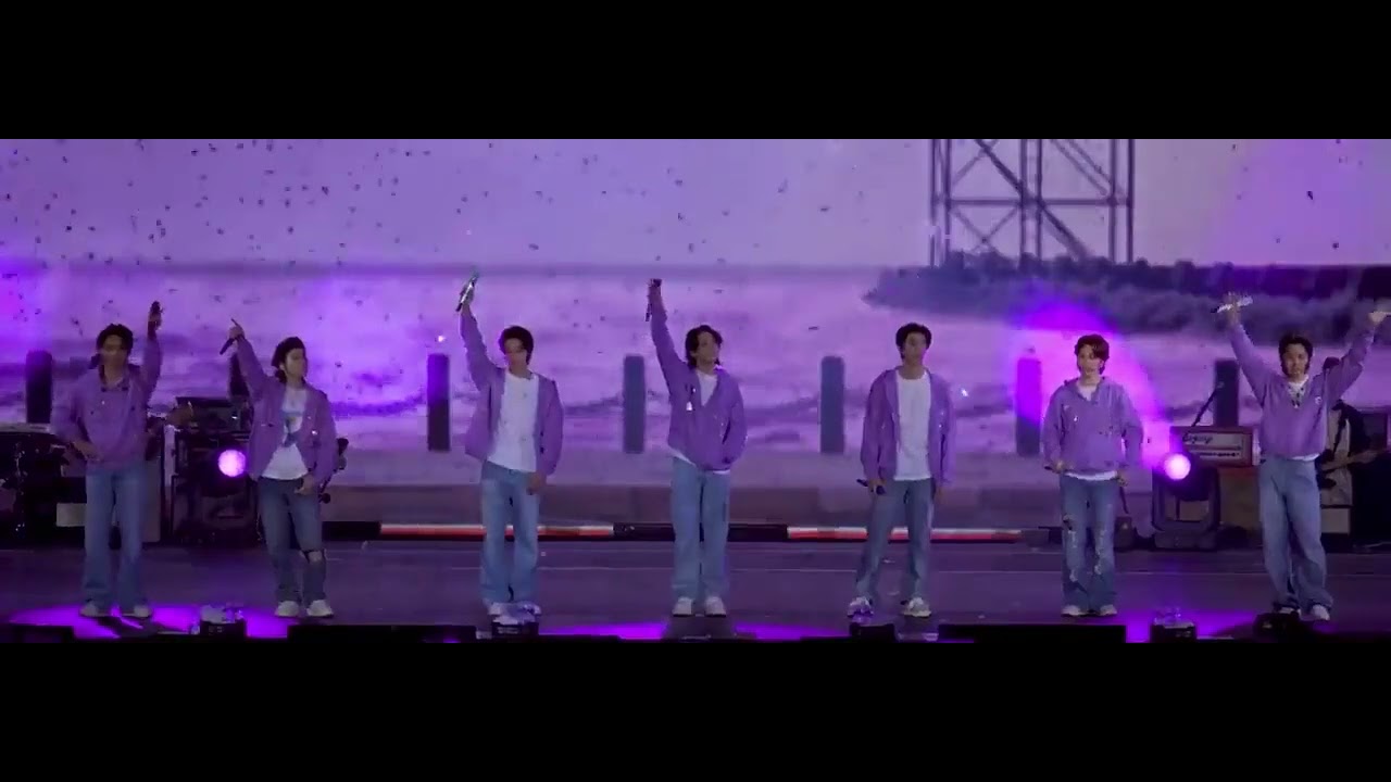 bts and their purple jacket - YouTube
