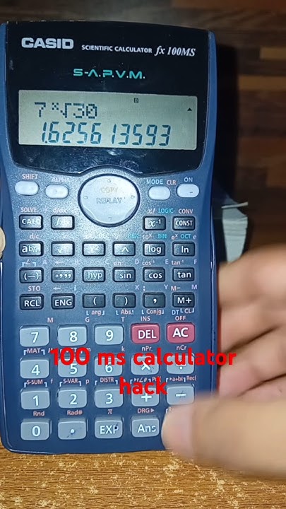 casio 100 ms calculator trick #scientific_calculator_use #scientific_calculator_cube root - YouTube