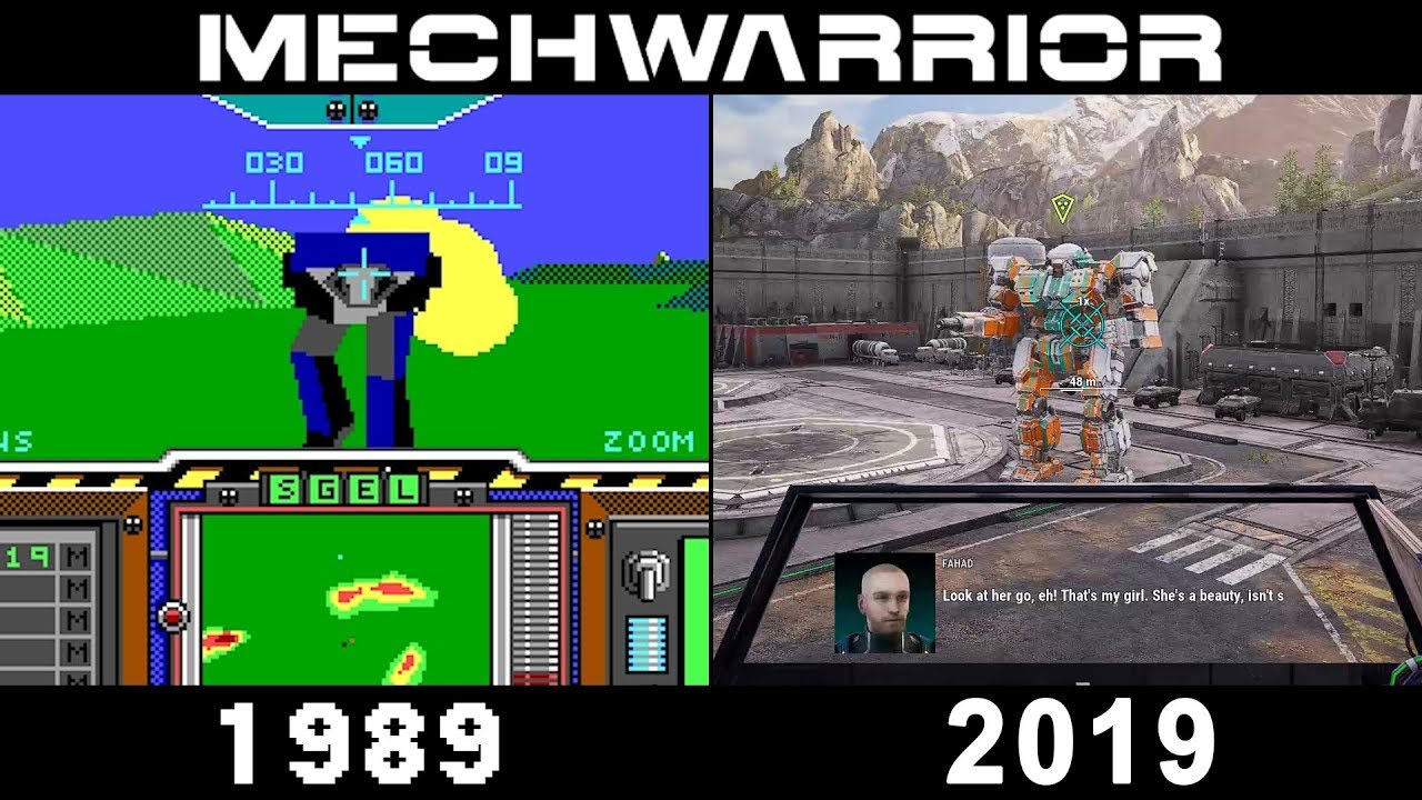 Mechwarrior 1 vs Mechwarrior 5 - First Minutes Compared - YouTube