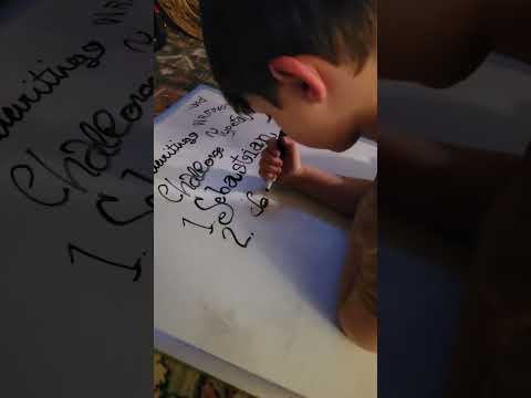 6 year old creating fonts perfectly #hyperlexia #autism #genius #handwriting (2)