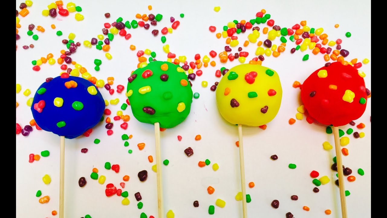 Rainbow Sprinkle Play-Doh Lollipop Surprises - YouTube
