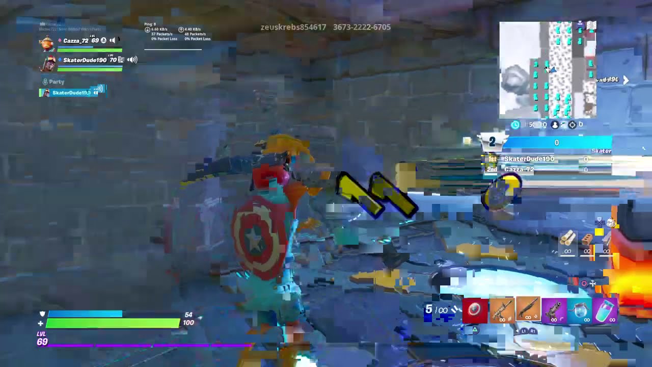 Fishy God playing Fortnite with a fellow fire fishy!!! - YouTube