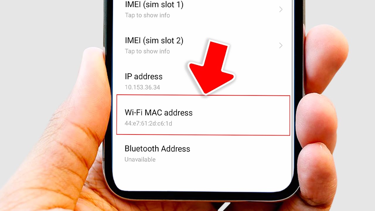How to See Wi-Fi MAC Address on Any Android Phone - YouTube