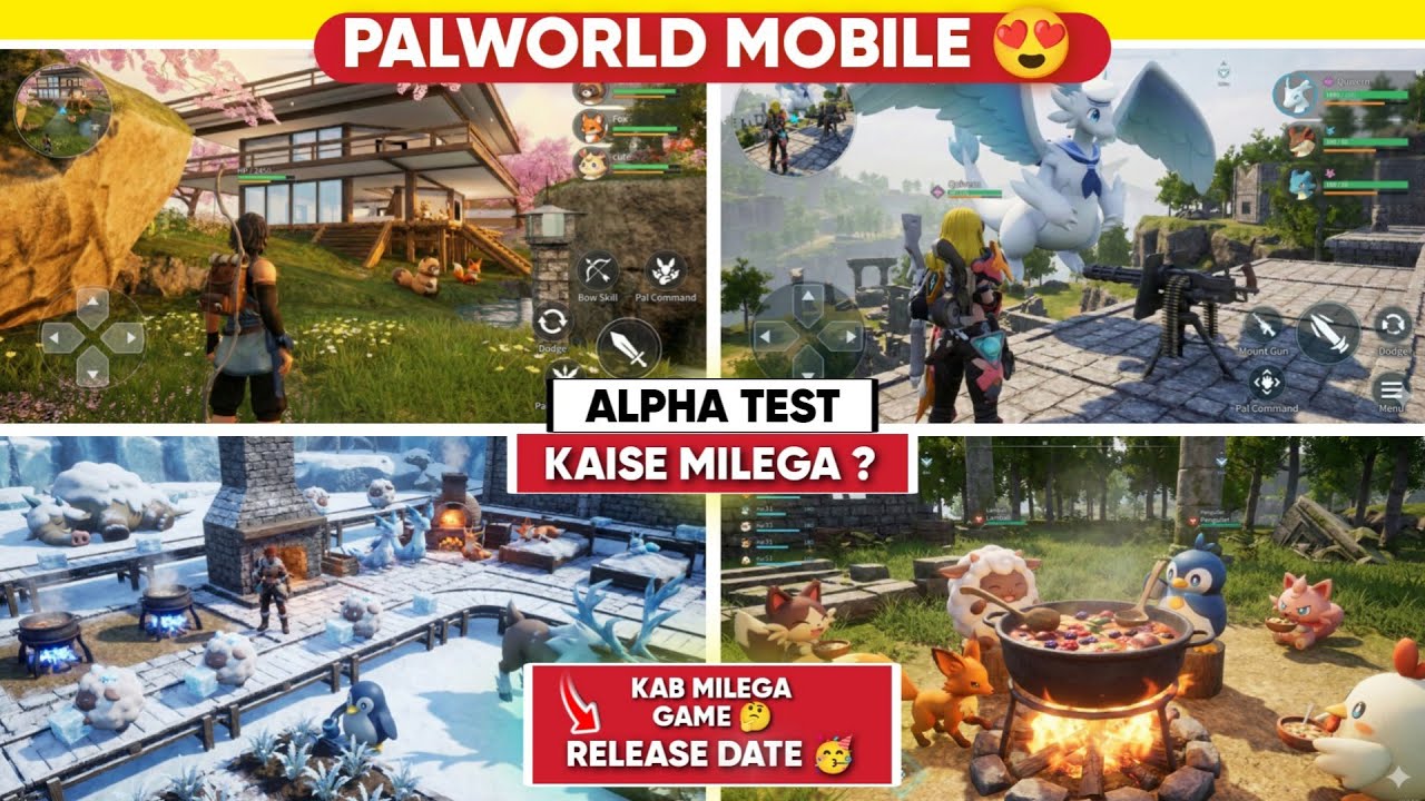Palworld Mobile Alpha 테스트 참여 방법 및 출시일 안내 | Vortex Gaming