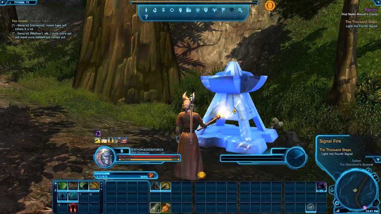 Star Wars The Old Republic Early Access Republic Side. Tython Planet ...
