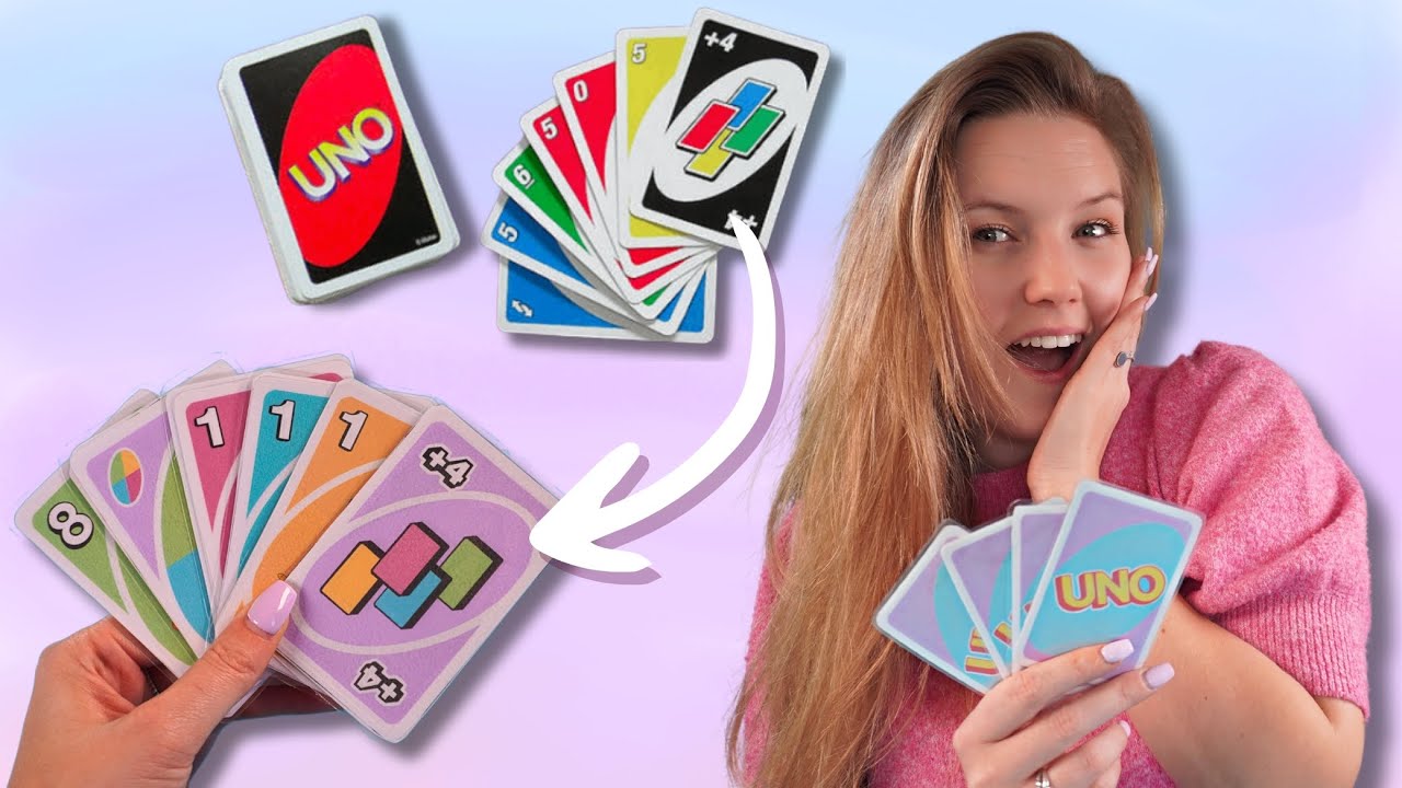 IK MAAKTE MIJN EIGEN UNO SPEL - DIY - YouTube