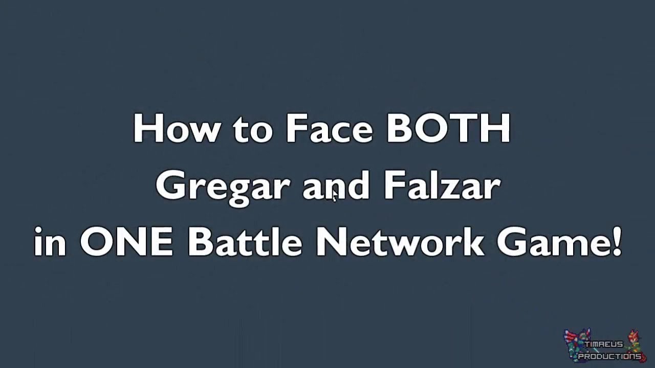 How to Face BOTH Gregar and Falzar in ONE Battle Network Game! (READ ...