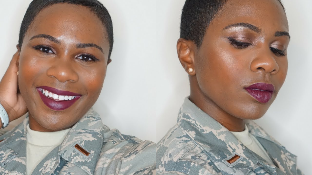 Military Makeup-Work Edition: Fall Inspired! - YouTube