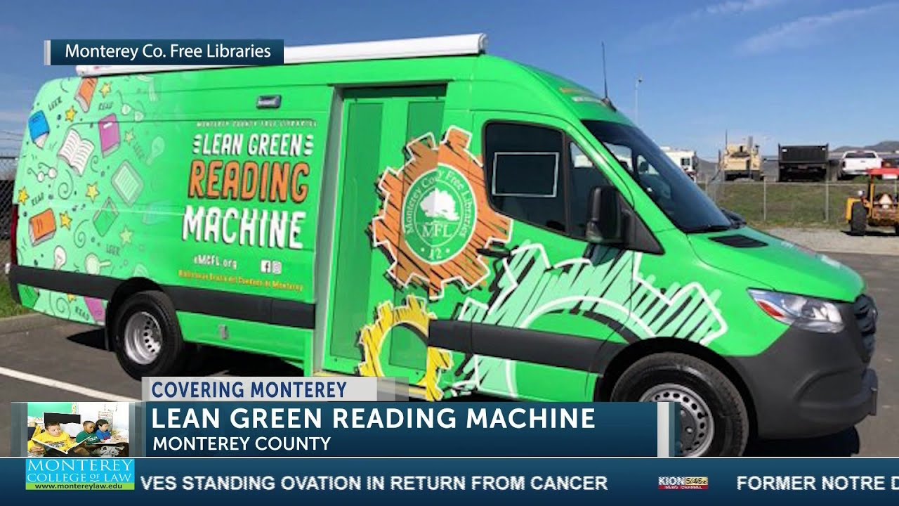 Lean Green Reading Machine arrives in Monterey County - YouTube