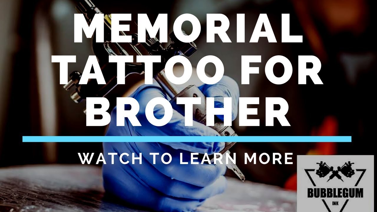Memorial Tattoo Ideas For Brother / Using Cremation Ashes in Tattoo Ink ...