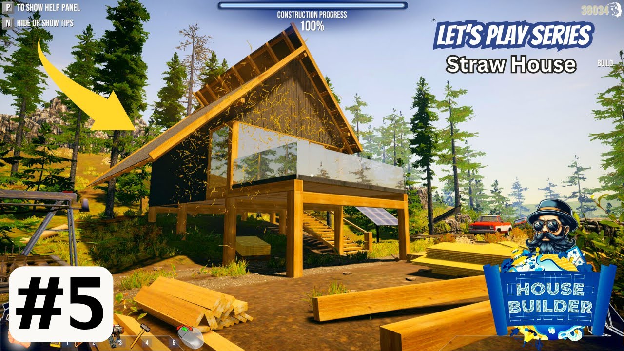 House Builder Gameplay #5 Straw House | Let's play - YouTube