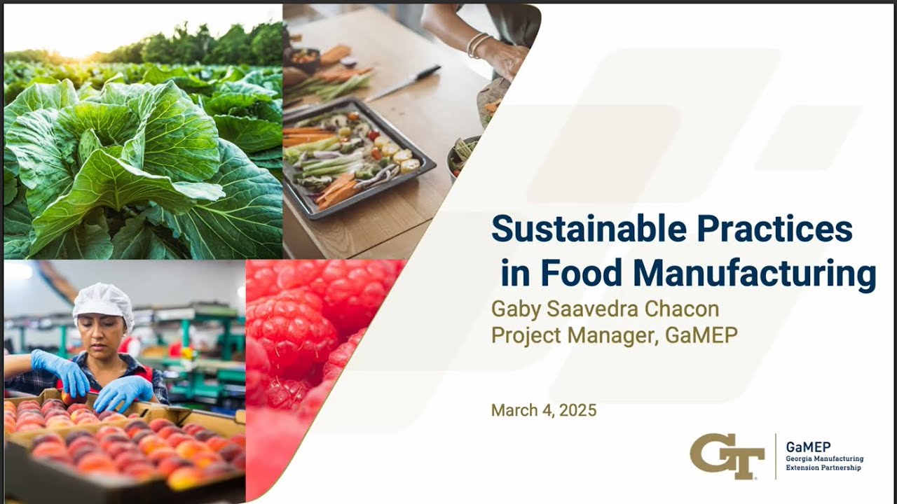 GAFP 2025 - Sustainable Practices in Manufacturing - YouTube