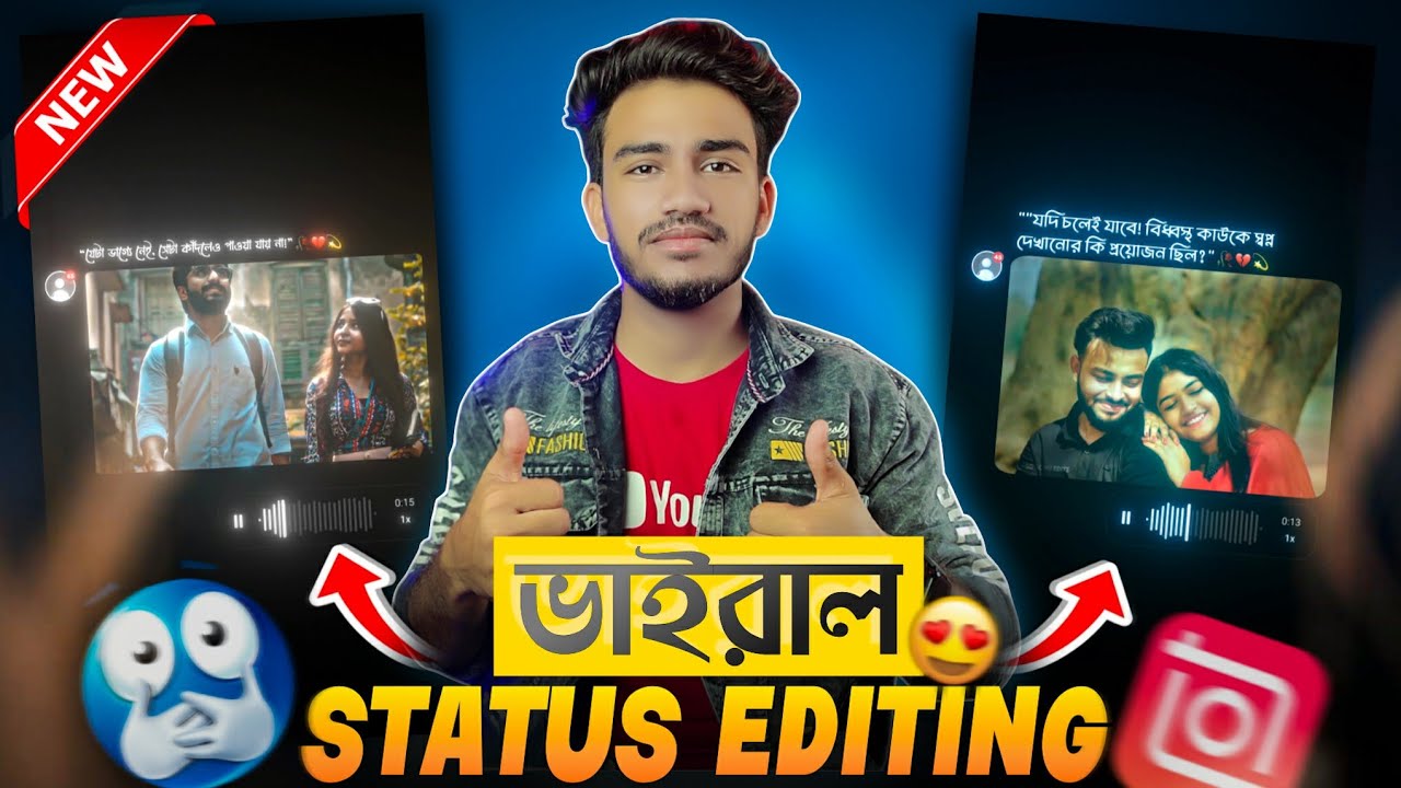 New TikTok & Instagram Viral Status Video Editing In InShot | Sad Shayari Status Edit | Sakib ...