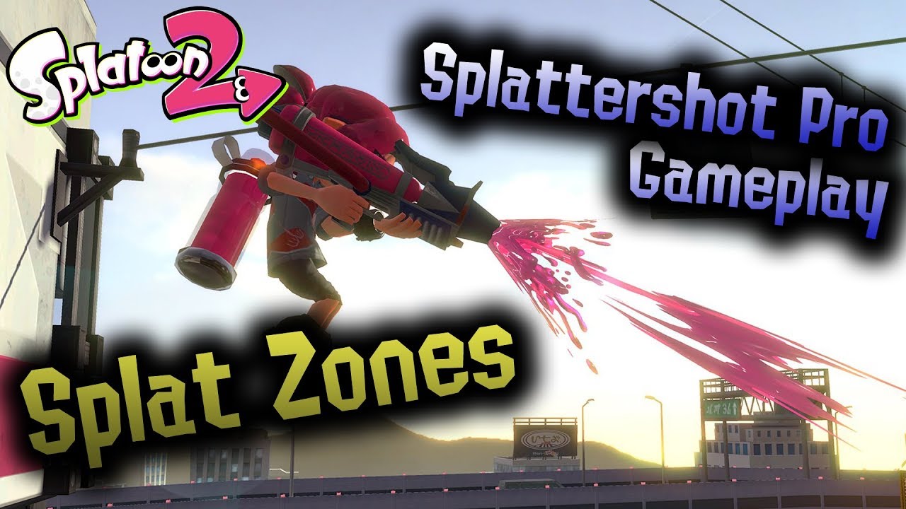 Splatoon 2 - RAW Splattershot Pro Plays #54 [Splat Zones] - YouTube