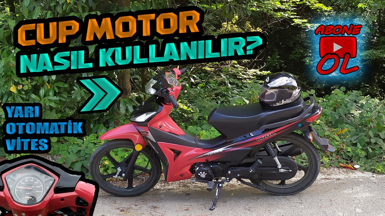 Cup Motor Nasıl Sürülür? Yarı Otomatik Yeni Başlayanlar için 50cc ...