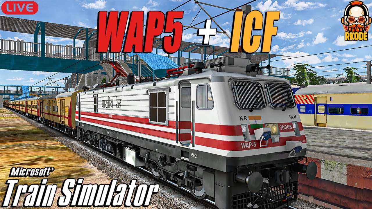 WAP5 ACTION WITH ICF 14662 SHALIMAR MALANI EXPRESS FROM GHAZIABAD TO ...