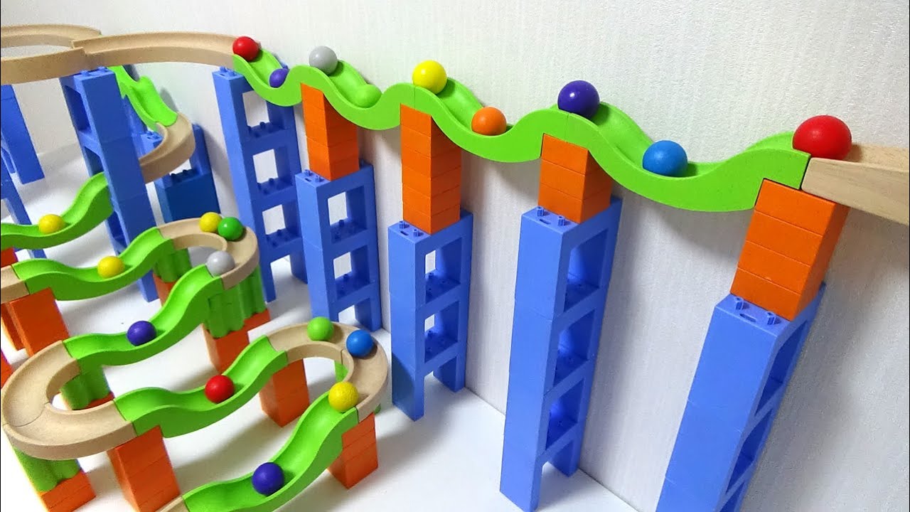 Marble run race ☆Summary video of over 10 types of Powerful assembly ...
