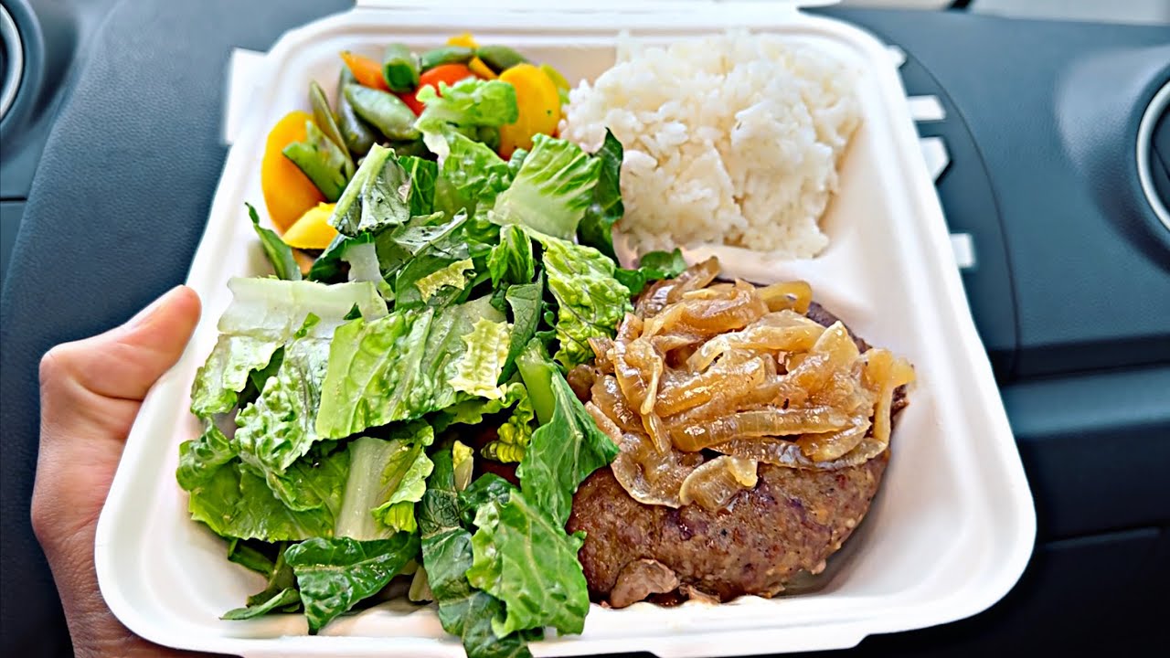 Times Supermarket Beef Hamburger Steak Plate Review - YouTube