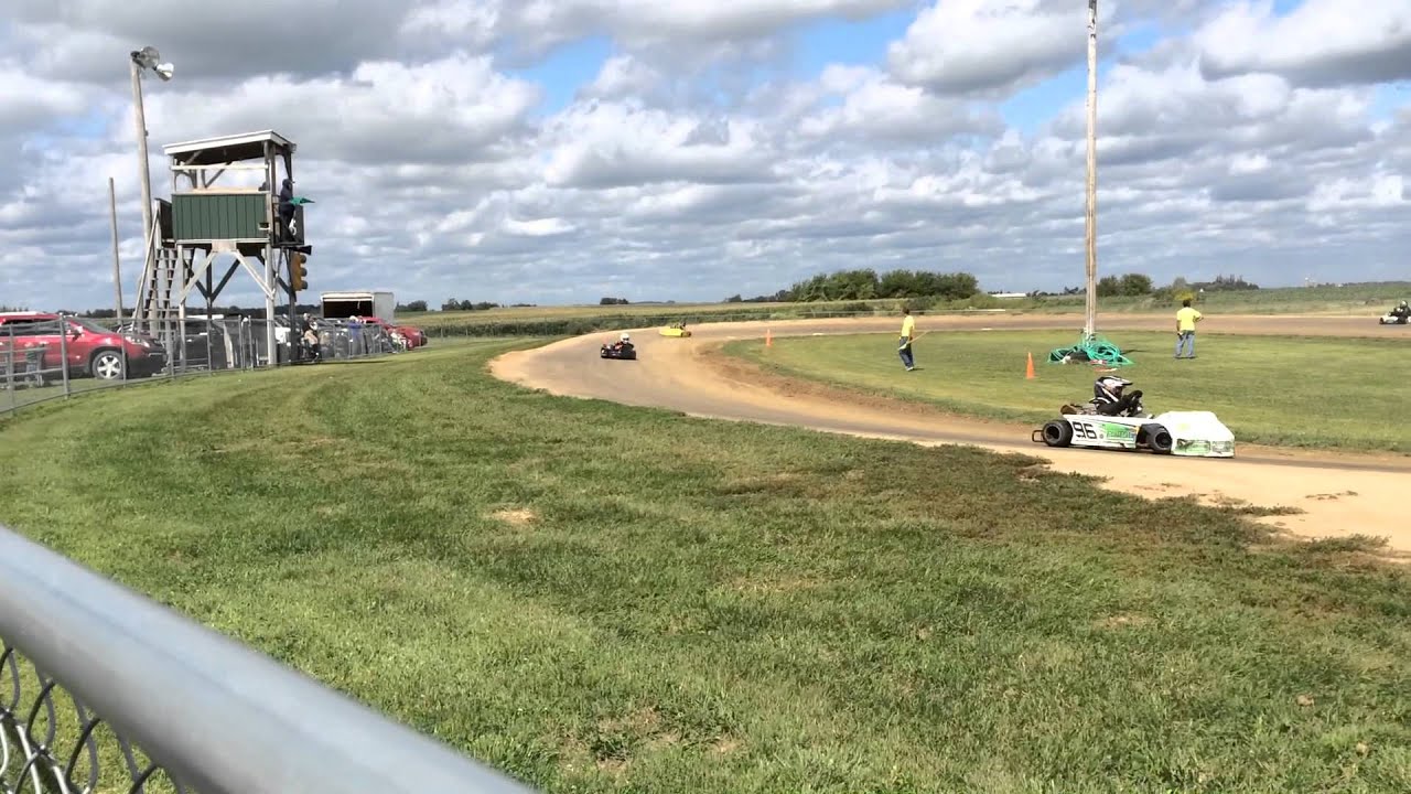 Canton speedway jr1 racing I finished first - YouTube