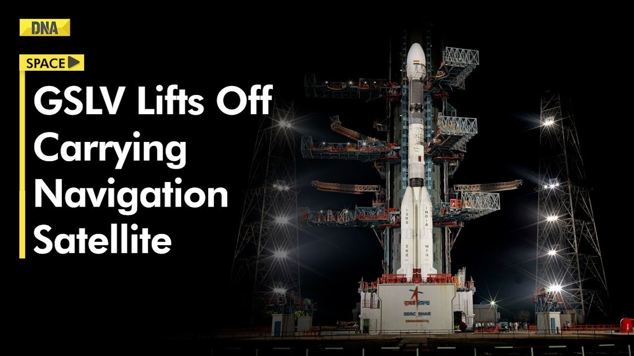ISRO launches GSLV NVS-1 Navic, next-gen navigational satellite - YouTube