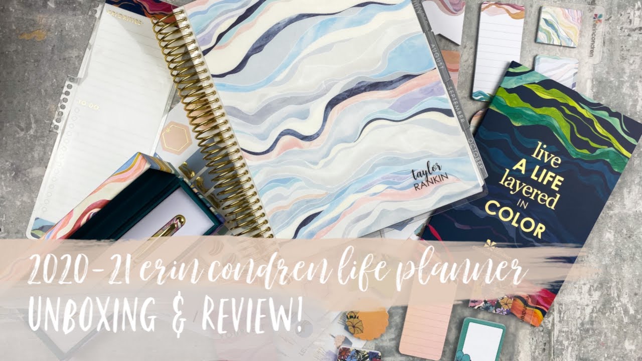 2020-2021 ERIN CONDREN LIFE PLANNER | unboxing & review! | NEUTRAL ...