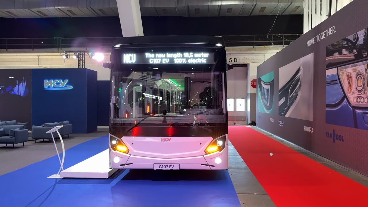 MCV C107 EV (2026) – Interior & Exterior | Busworld Europe 2025 ...