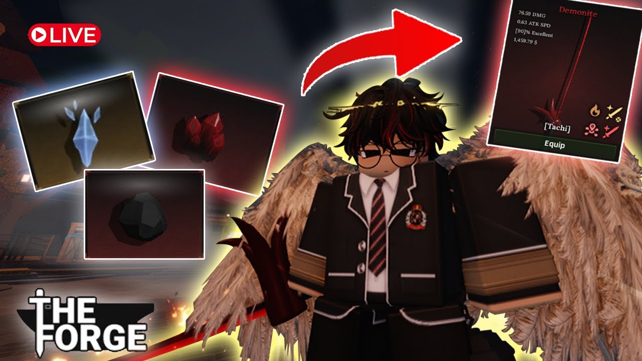 【ROBLOX】Leveling sampai level 200! - The Forge - YouTube