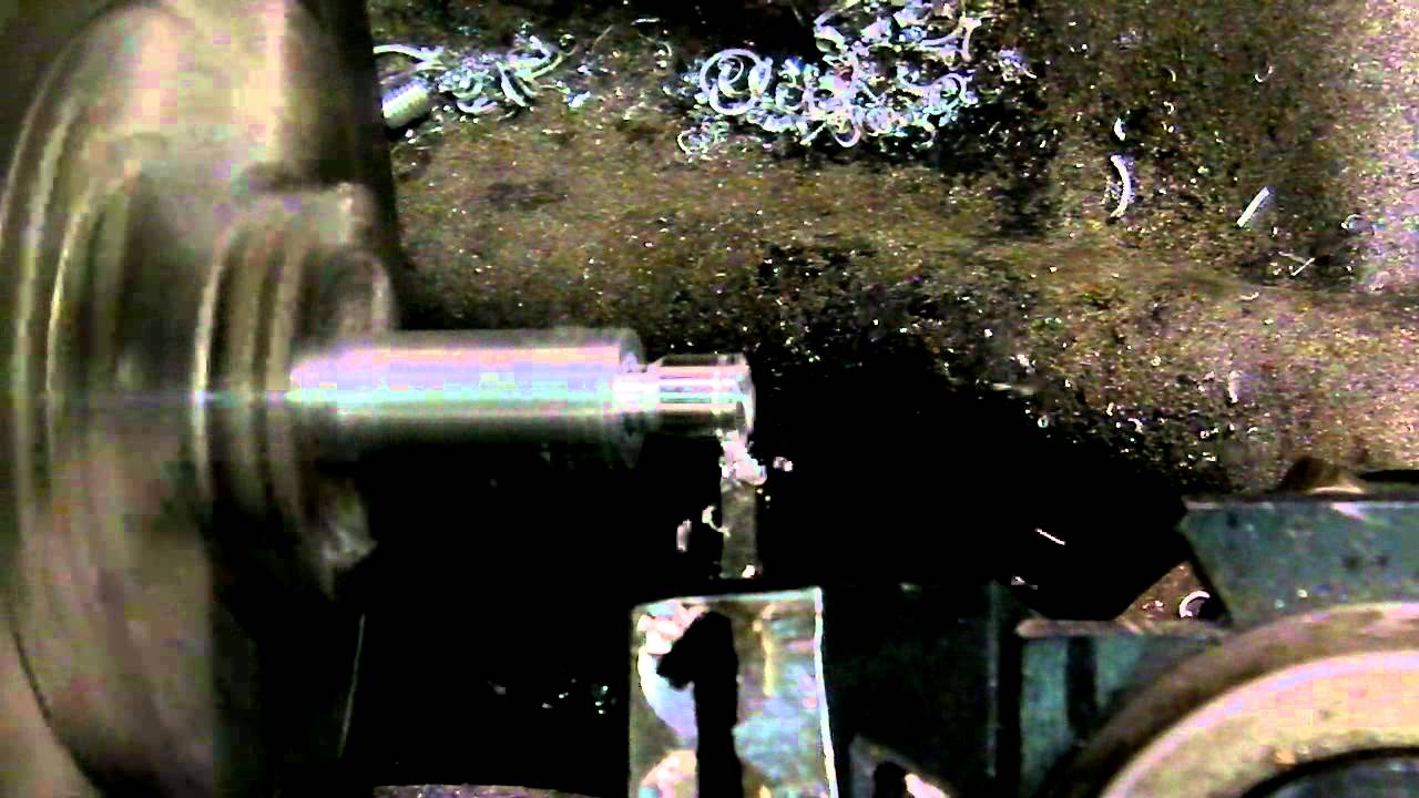 Lathe threading CNC style - YouTube