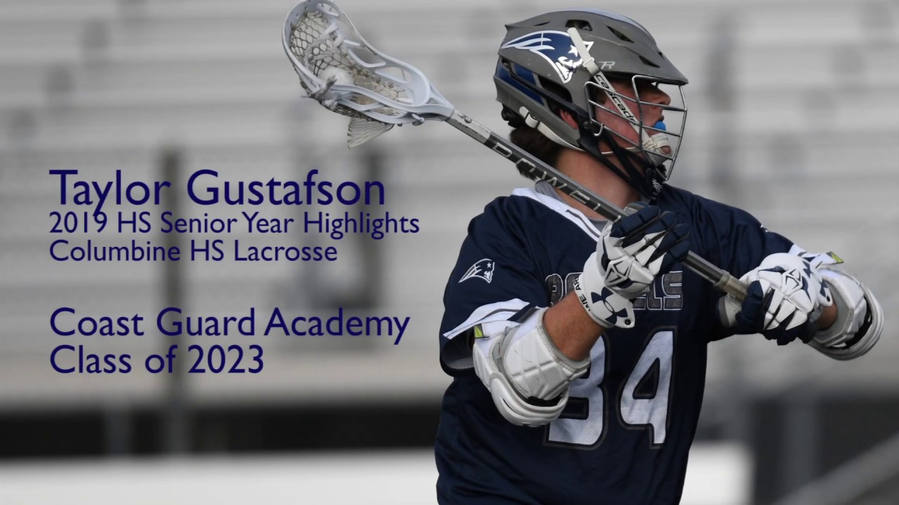 Taylor Gustafson 2019 Senior Year Lacrosse Highlights (Coast Guard ...
