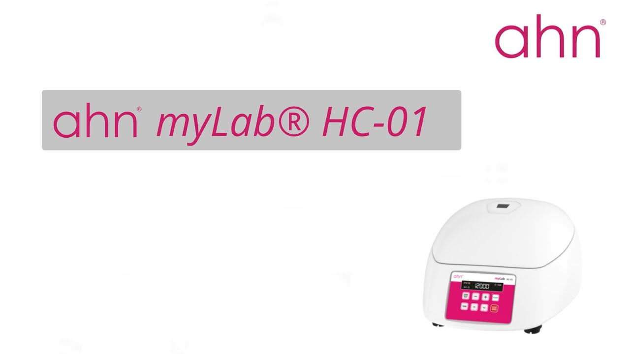 ahn myLab® HC-01 Hematocrit Centrifuge - YouTube