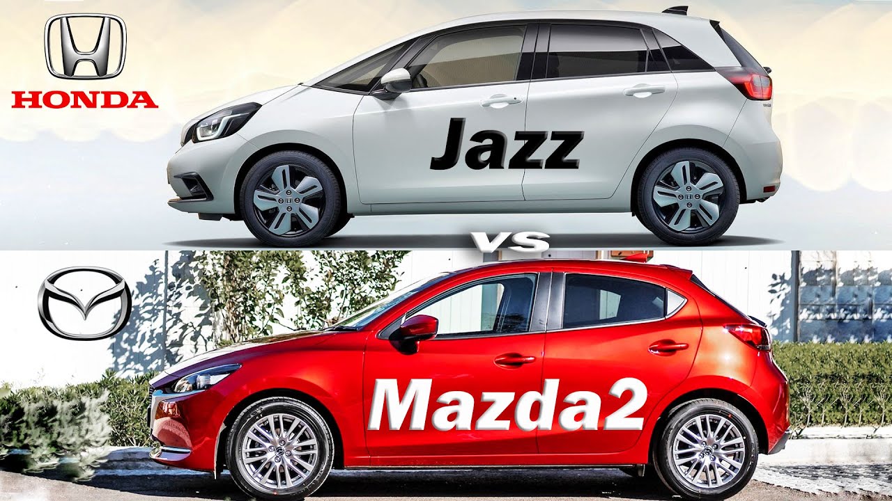 2020 Honda Jazz vs Mazda2, Mazda 2 vs Honda Jazz - YouTube