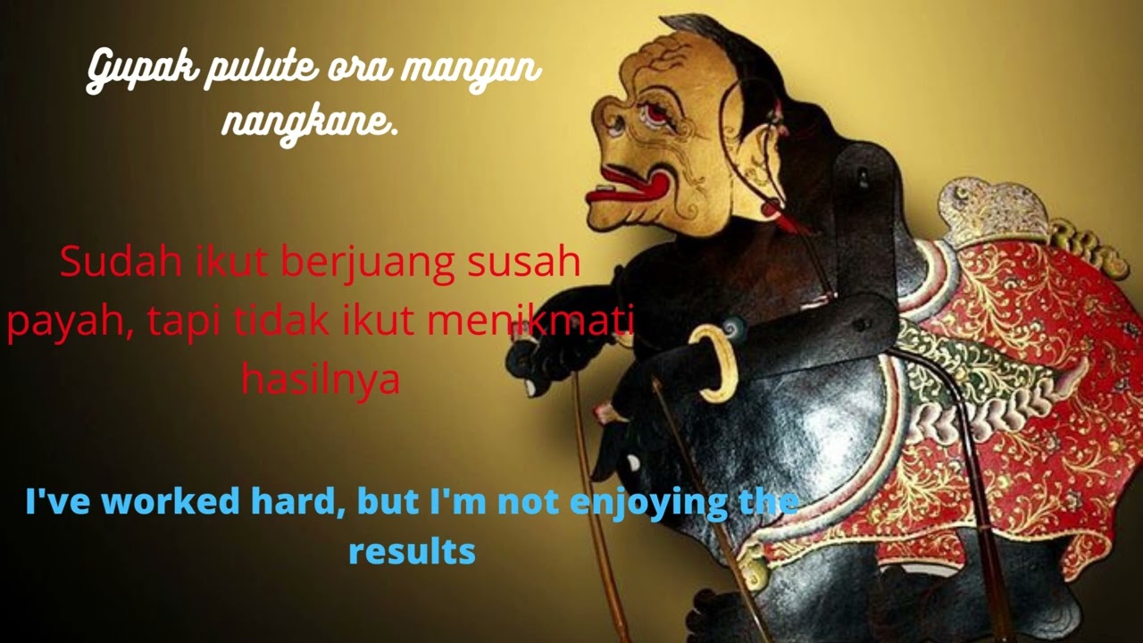 Quotes java indonesia - semar 2 - YouTube