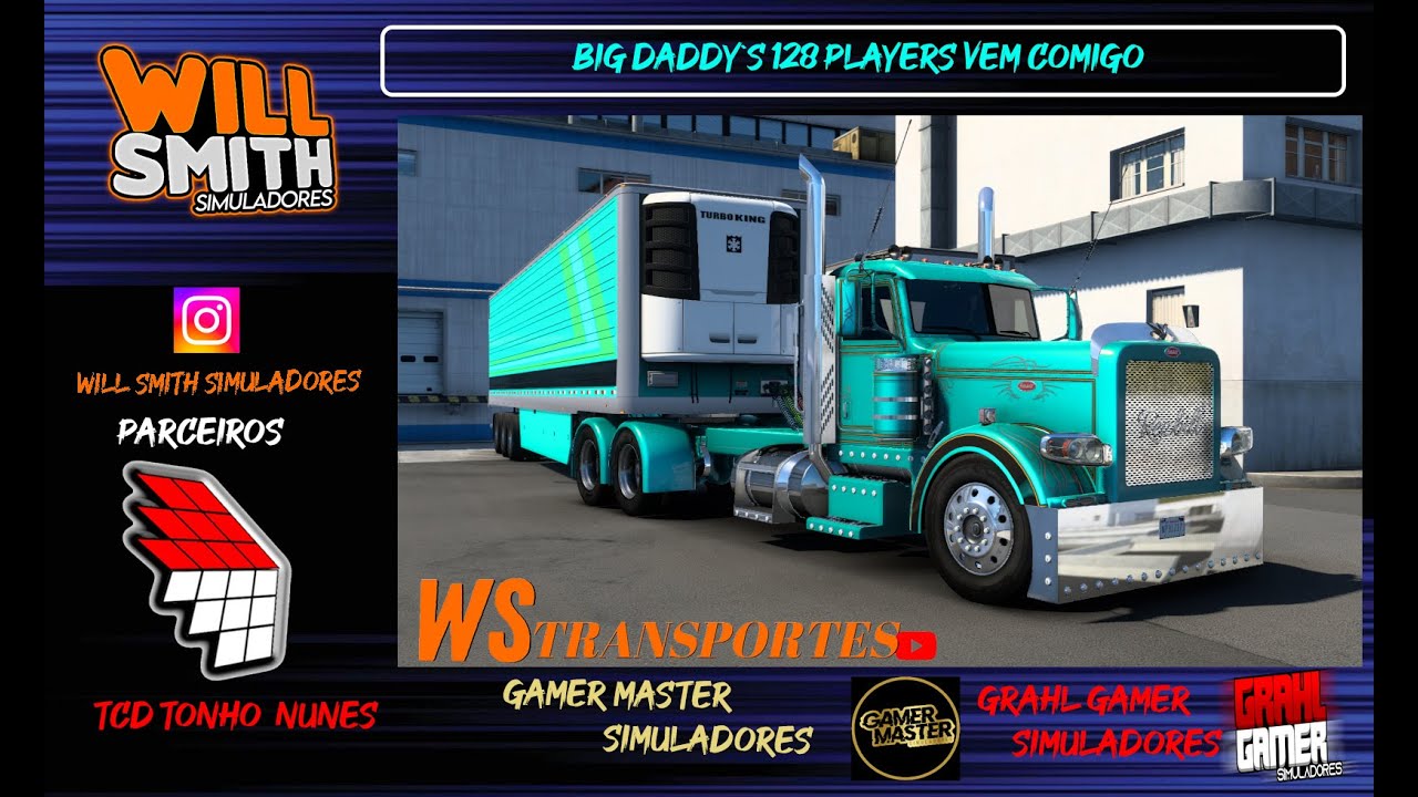 ATS 1.47 I Multiplayer 128 Players Com Mods American Truck Simulator I ...