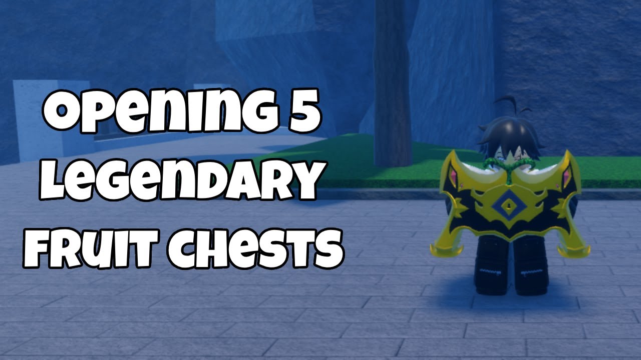 [GPO] Opening 5 Legendary Fruit Chests | Grand Piece Online - YouTube