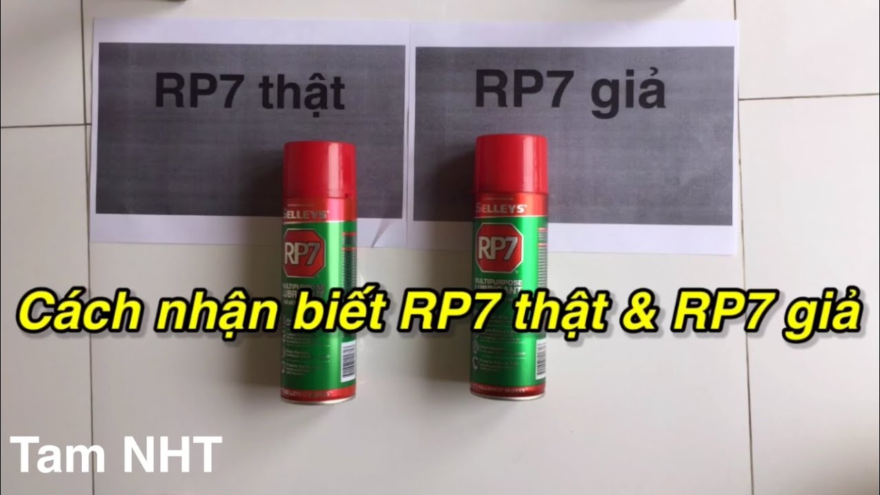 Cách nhận biết RP7 thật & RP7 giả - YouTube