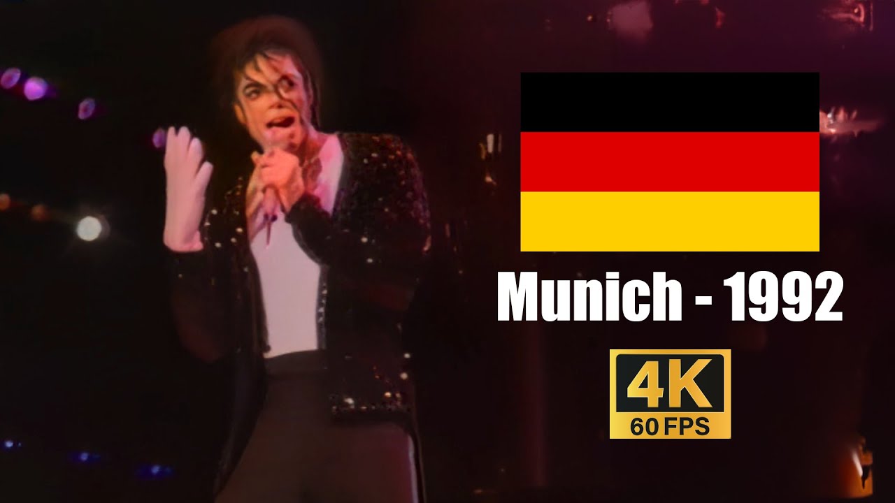Michael Jackson | Billie Jean - Live in Munich June 27th, 1992 (4K60FPS ...